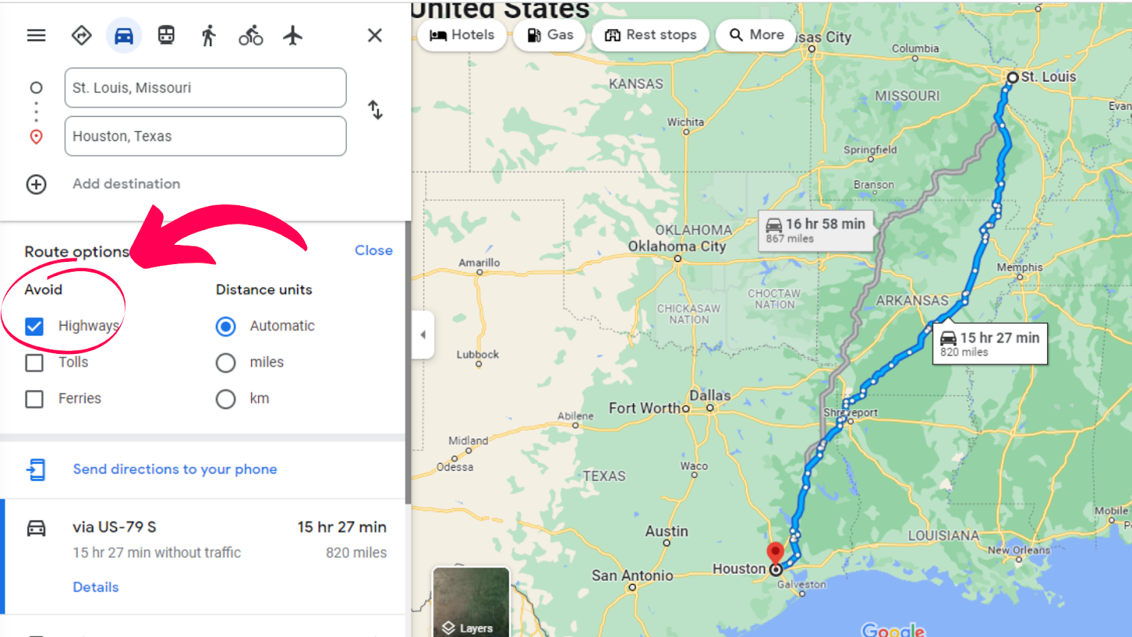 Can I Road Trip Without Any Interstates? - Mom Van Up